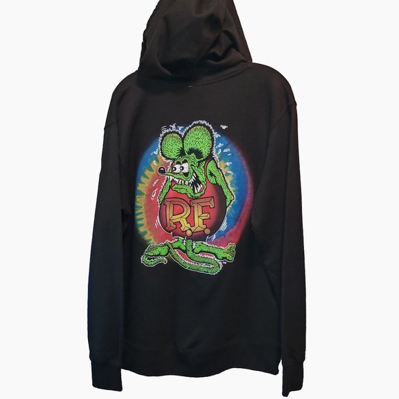 RockSteady | Sweaters | Rat Fink Zip Hoodie Ed Roth Nwt Rockabilly Med ...